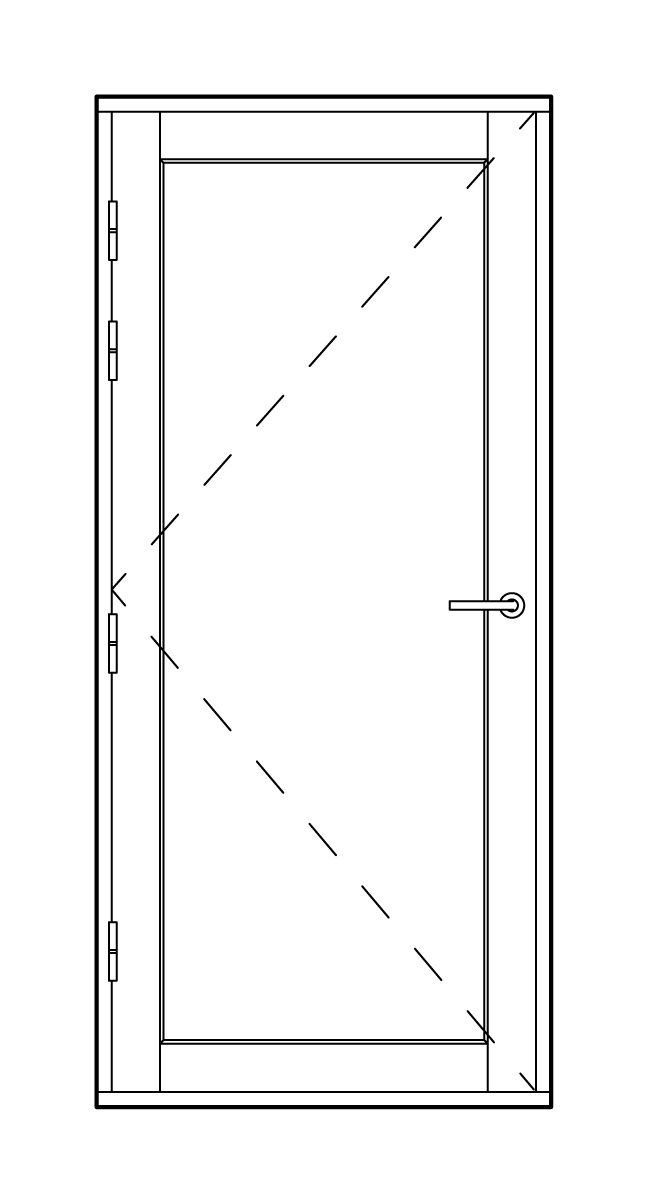 Nordic Outswing Door - H Window