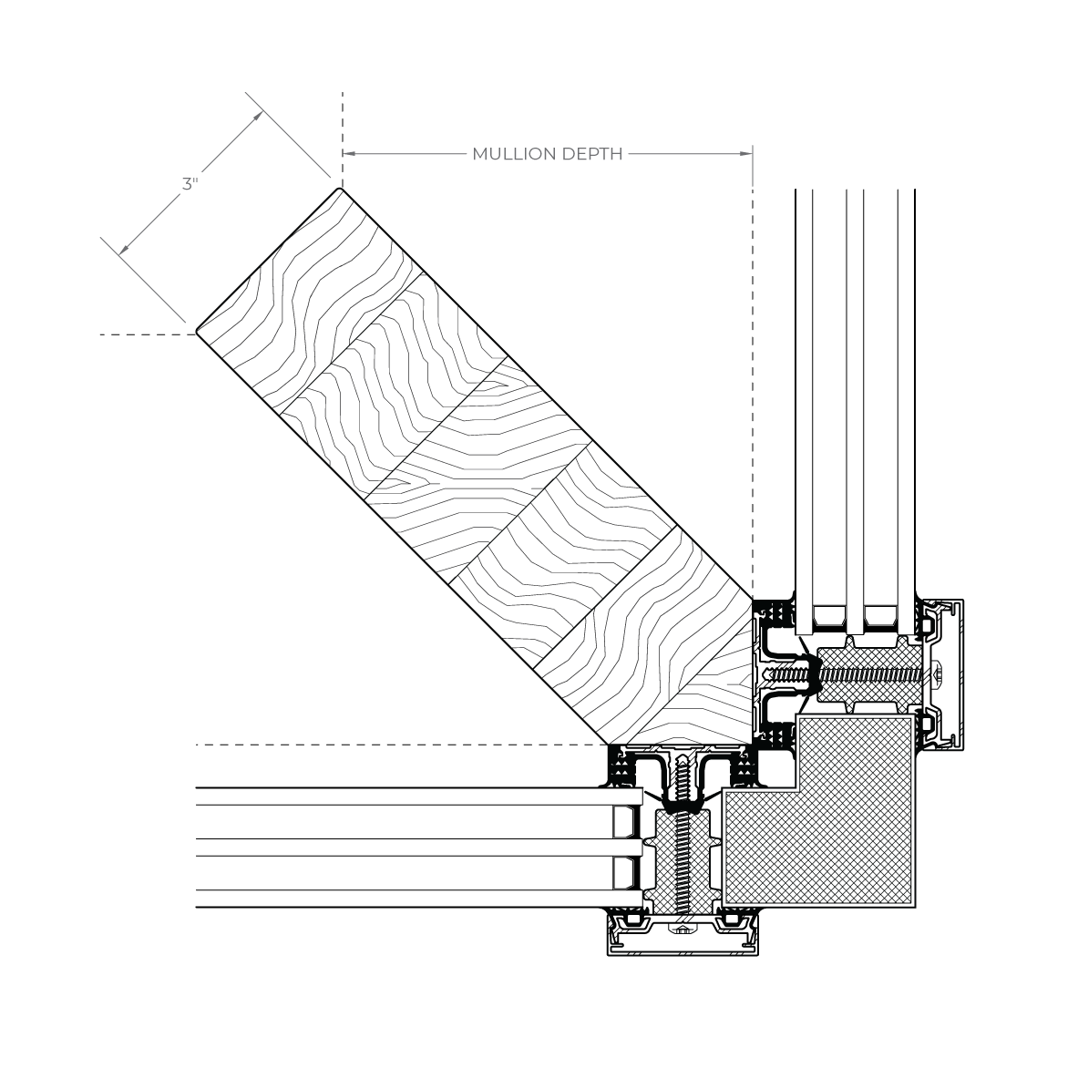 Corner Detail Curtain Wall