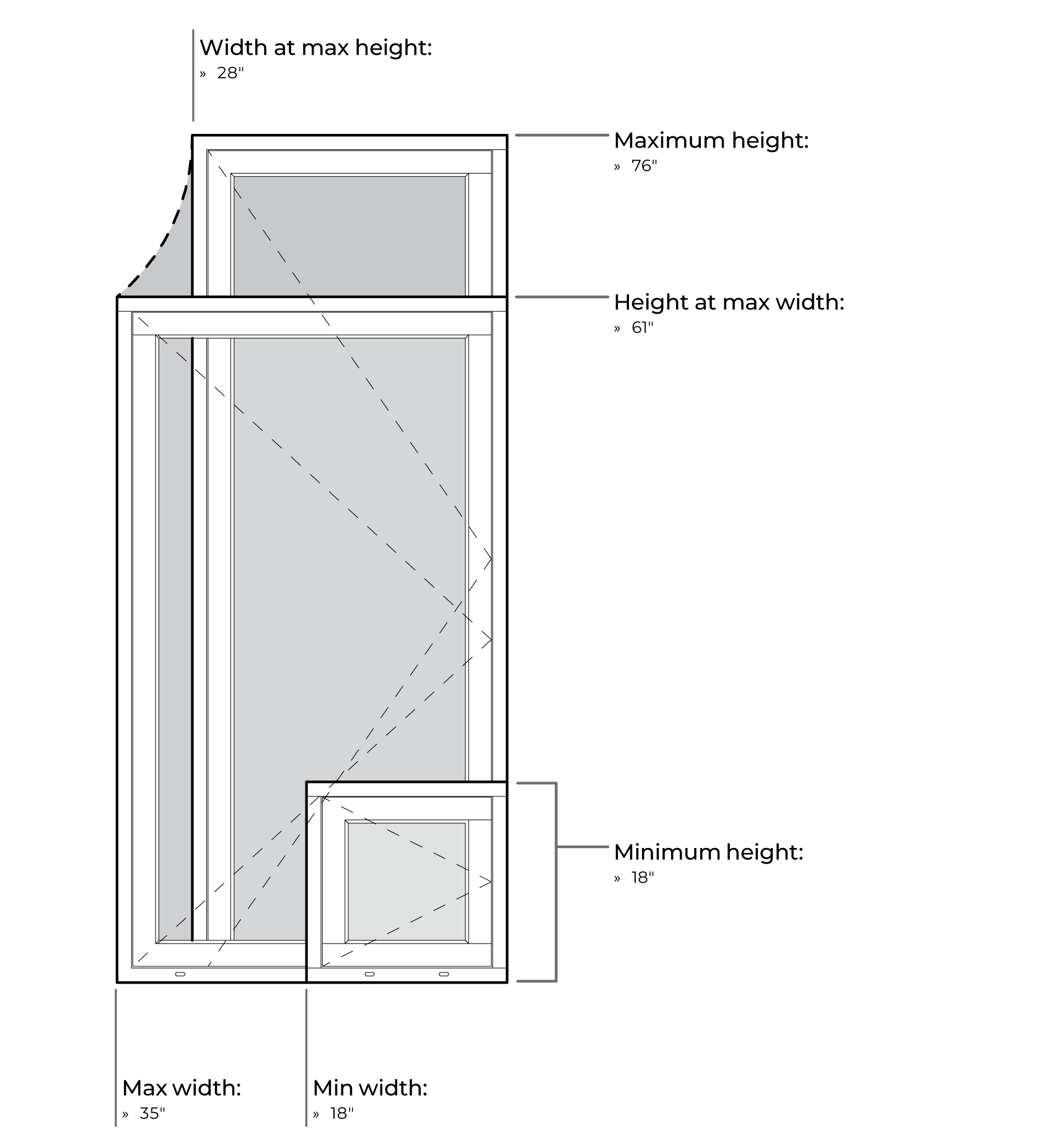 The H Casement Window - H Window